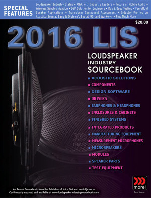 Loudspeaker Industry Sourcebook 2016 - Now Online! | audioXpress
