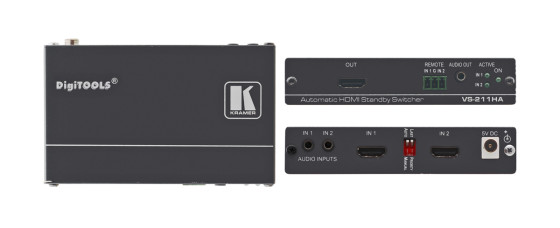 Kramer VS-211HA Auto Switching Solution Based on Real HDMI Signal Detection | audioXpress