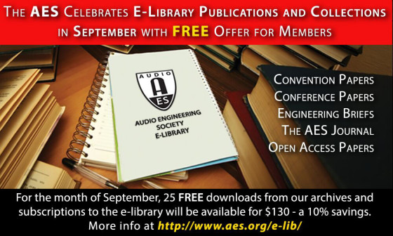 AES Offers Free Online Access to E-Library for a Limited Time | audioXpress