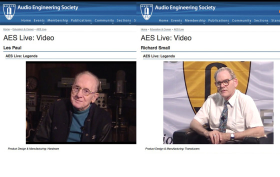 The Audio Engineering Society Launches AES Live Online Video Collection ...