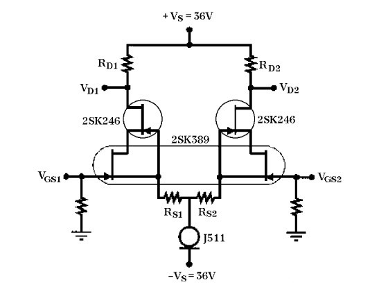 Allan.J.Wilson: Differential amplifier using JFET and their characteristics