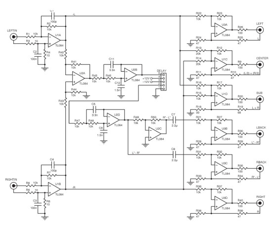Build a Passive Surround-Sound Decoder | audioXpress
