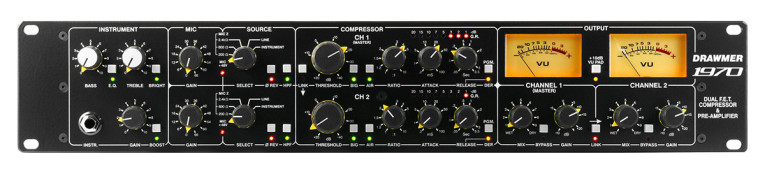 Drawmer Introduces the 1970 Dual FET Compressor and Pre-Amp at NAMM ...