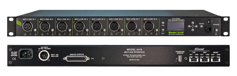 Studio Technologies Introduces New Dante-Compliant Audio Interfaces ...