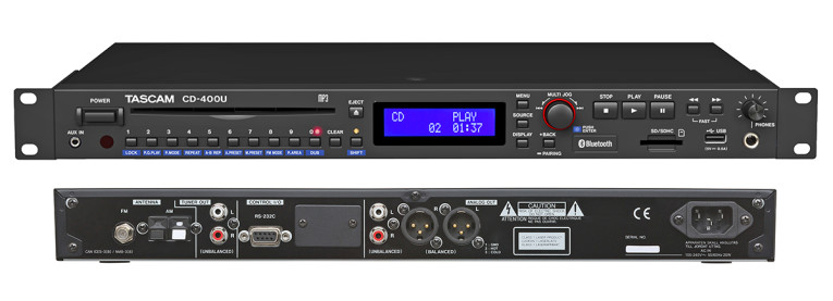 Tascam CD-400U Media Player is a Complete Audio Source | audioXpress