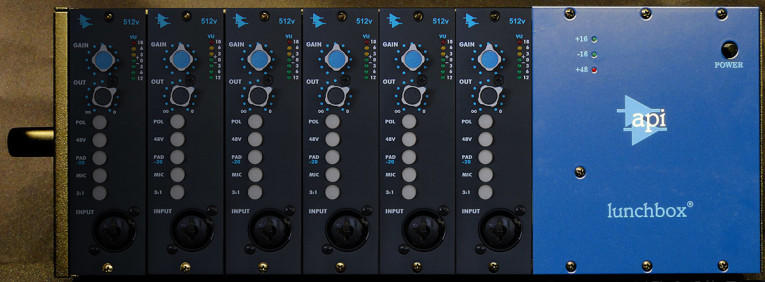 New 500 Series 512v Discrete Microphone and Line PrePreamp from API ...