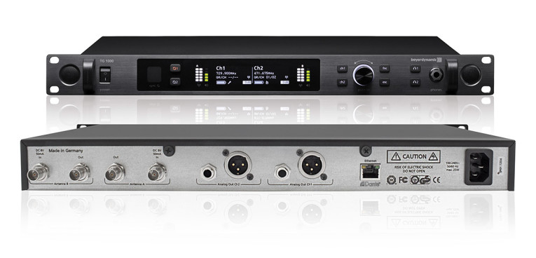 beyerdynamic Introduces Dante-Enabled TG 1000 Wireless System at ISE 2017 | audioXpress