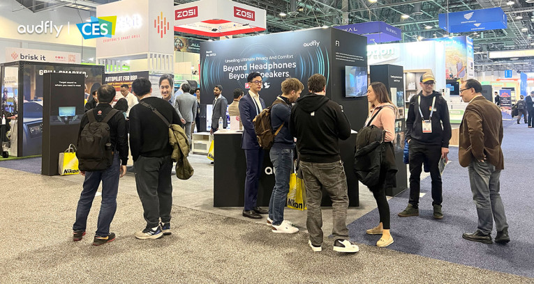 Audfly Technology Showcases F1 Glass Directional Speaker at CES 2024 ...