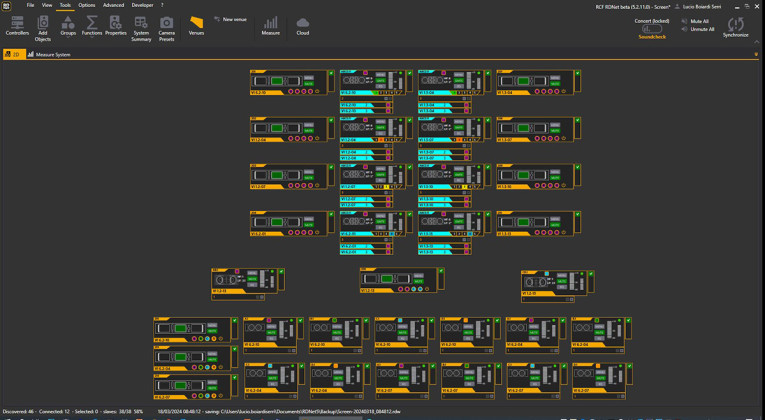 RCF RDNet Sound System Manager Version 5 Enhances Network Configuration, Monitoring and Control ...