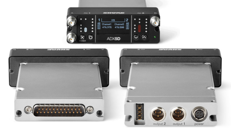 Shure Expands Axient Digital Wireless System With ADX5S Portable Slot Receiver for Field ...