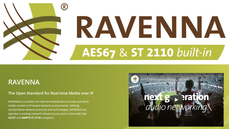 Ravenna Open Standard for Real-Time Audio Networking Gains Resources ...