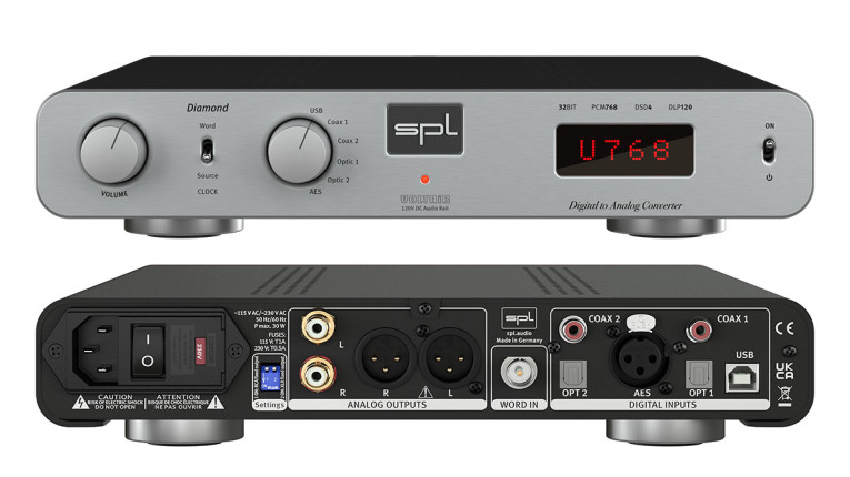 New SPL Diamond Desktop DAC and Preamplifier Serves Up to Six Digital ...