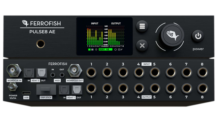 Ferrofish Launches Pulse 8 AE High-End 8-Channel AD/DA Converter | audioXpress