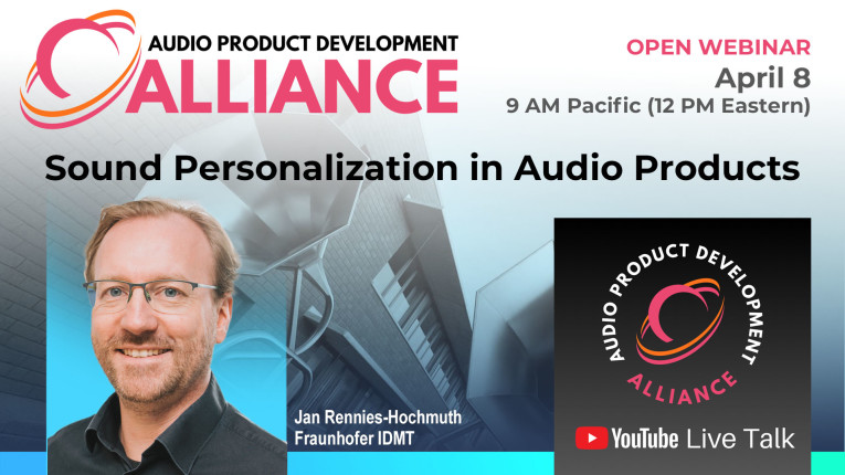 Sound Personalization in Audio Products Webinar, April 8 | audioXpress