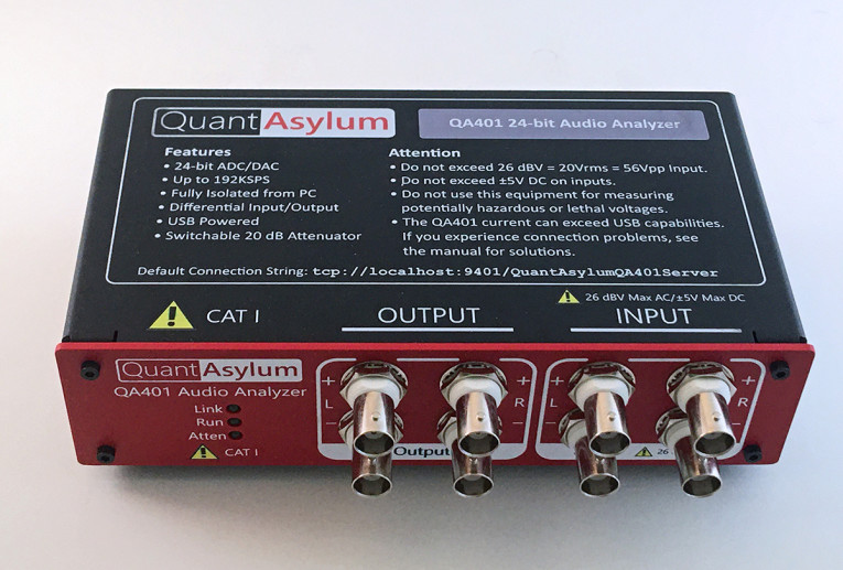 Fresh From the Bench: QuantAsylum QA401 and QA451 Compact and Modular Audio Measurement System ...