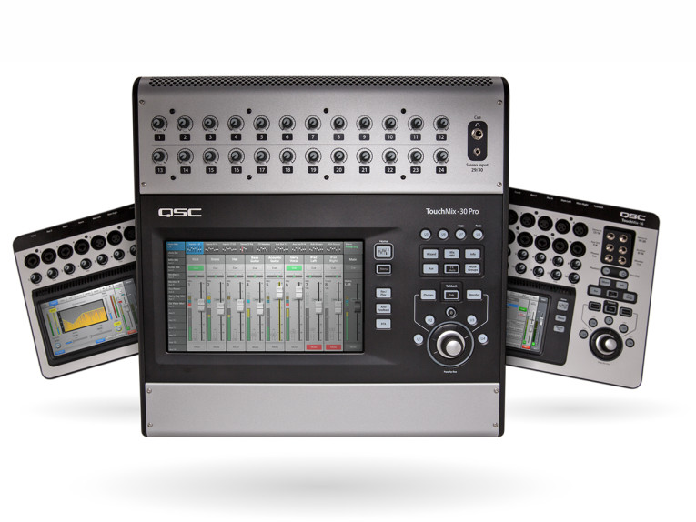 QSC Launches New Firmware for TouchMix Series Compact Mixing Consoles ...