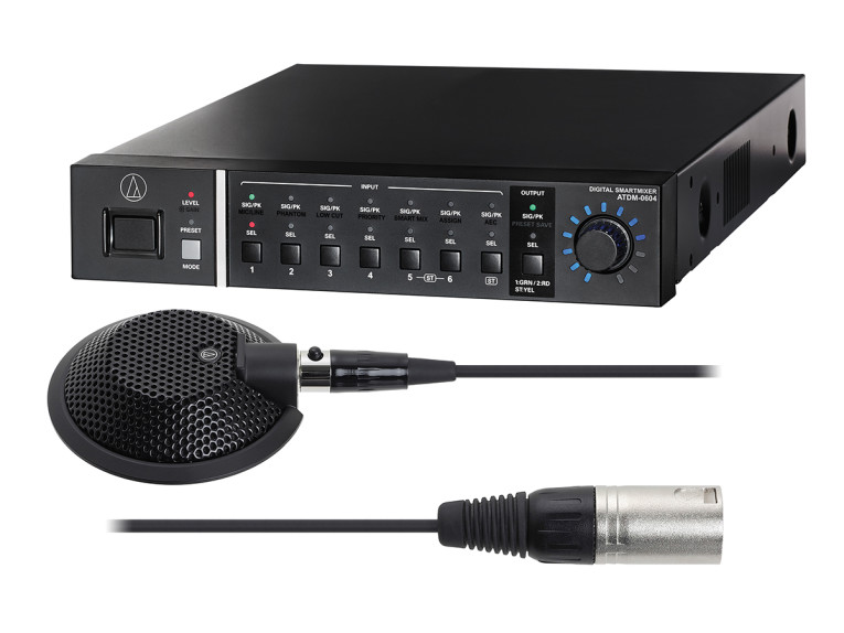 Audio-Technica Debuts ATDM-0604 Digital SmartMixer and U841R Boundary Microphone | audioXpress