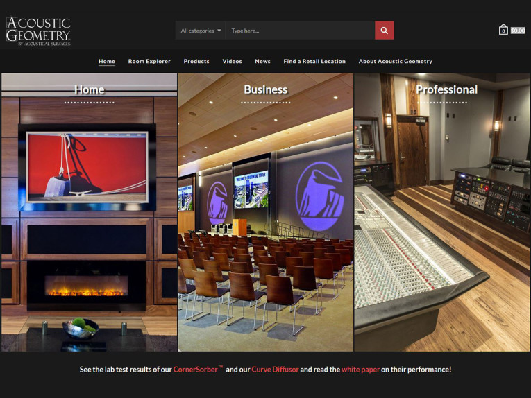 Acoustic Geometry Launches New Website | audioXpress