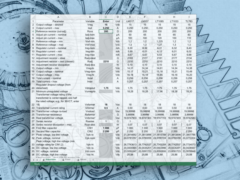 A Power Supply Spreadsheet | audioXpress
