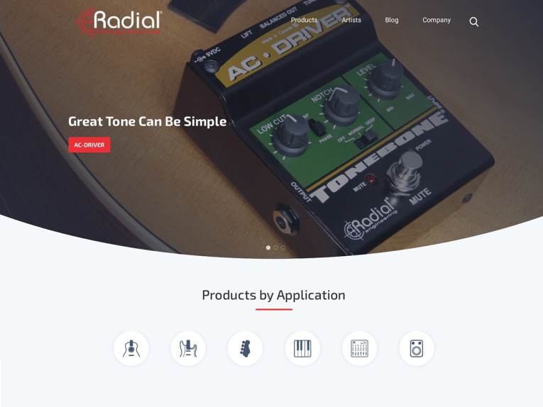 Radial Engineering Launches New Website with Improved Experiences ...
