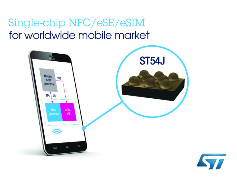 STMicroelectronics Combines NFC Controller, Secure Element, and eSIM in a Single-Chip | audioXpress