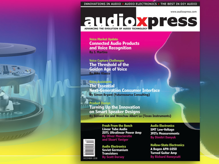 audioXpress December 2018 Addresses Connected Audio Products and Voice ...