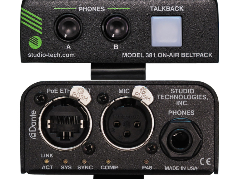 Studio Technologies New Model 381 Introduces Dante Connectivity on a ...