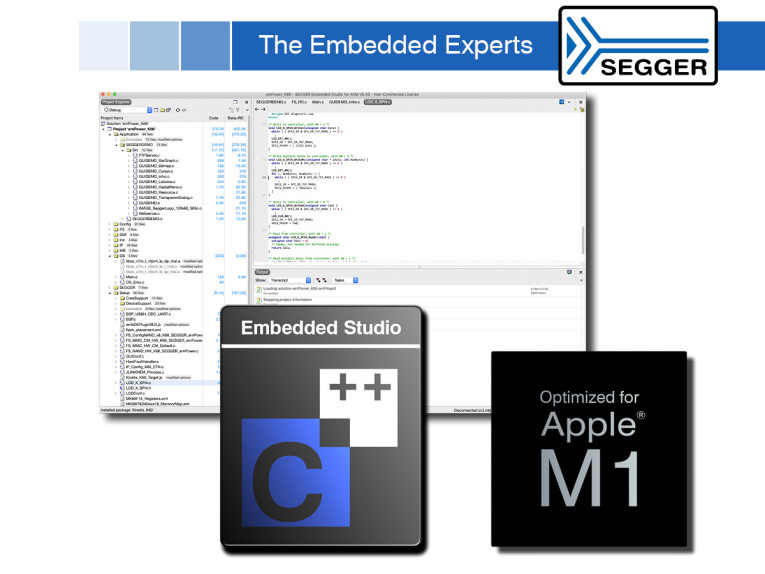 SEGGER Embedded Studio Now Available With Apple M1-Optimized Build ...