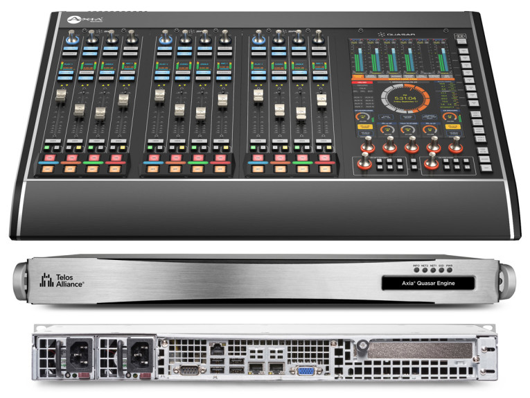 Telos Alliance New Axia Quasar SR AoIP Mixing Console Streamlines ...