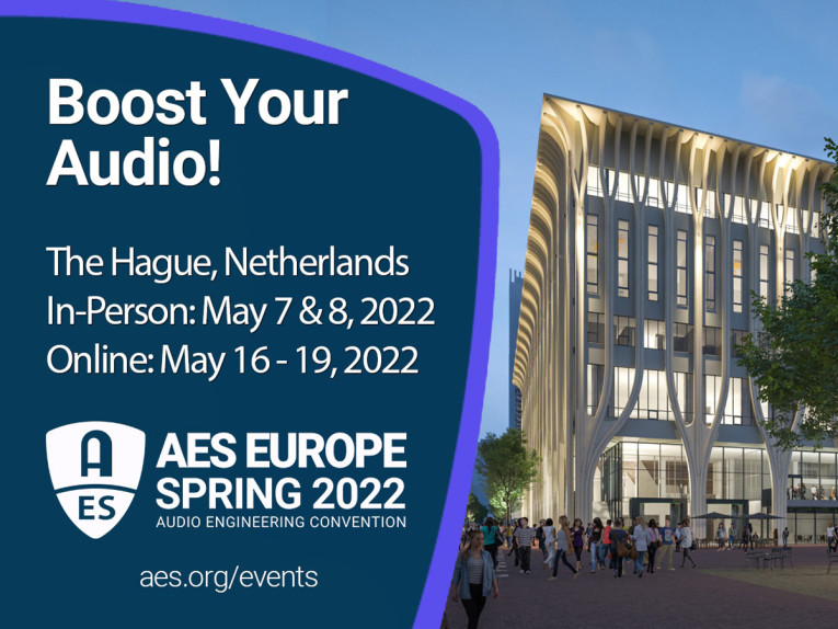 Audio Engineering Society Promotes AES Europe Spring 2022 Convention ...