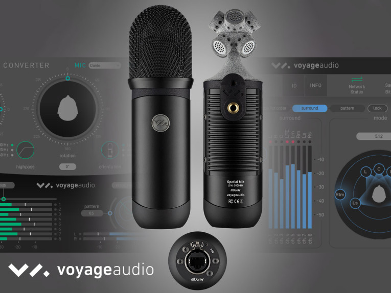 Voyage Audio Ships Spatial Mic Dante 360 Ambisonic Microphone | audioXpress