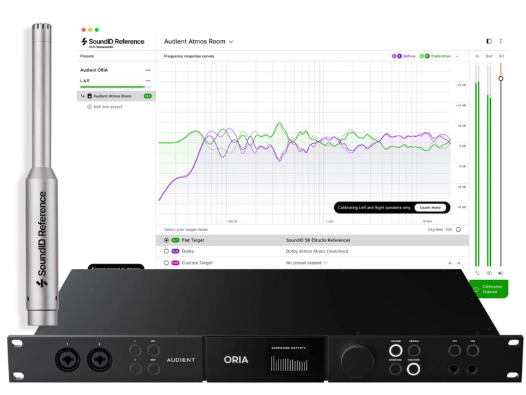 Audient Announces ORIA Immersive Audio Interface & Monitor Controller ...