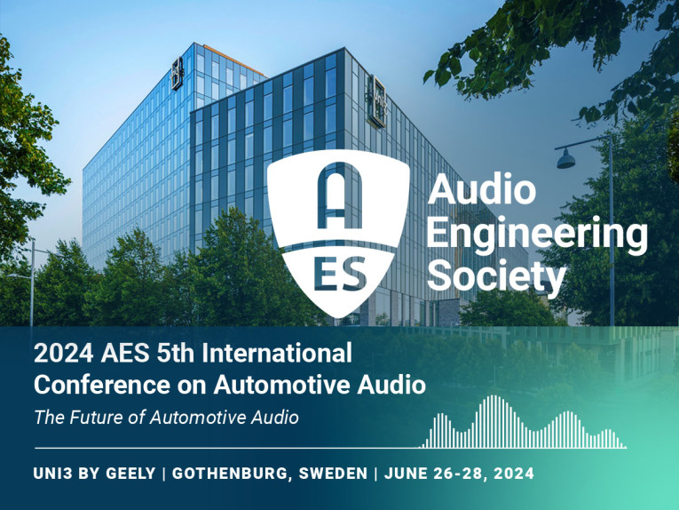5th International AES Conference on Automotive Audio, June 26-28, 2024 | audioXpress