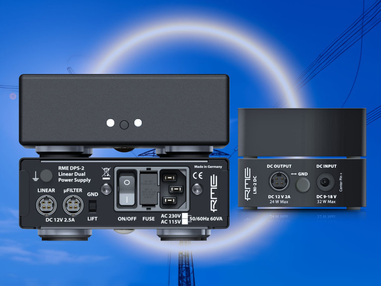 RME Unveils New DPS-2 Power Supply and LNI-2 DC Filter and Stabilizer ...