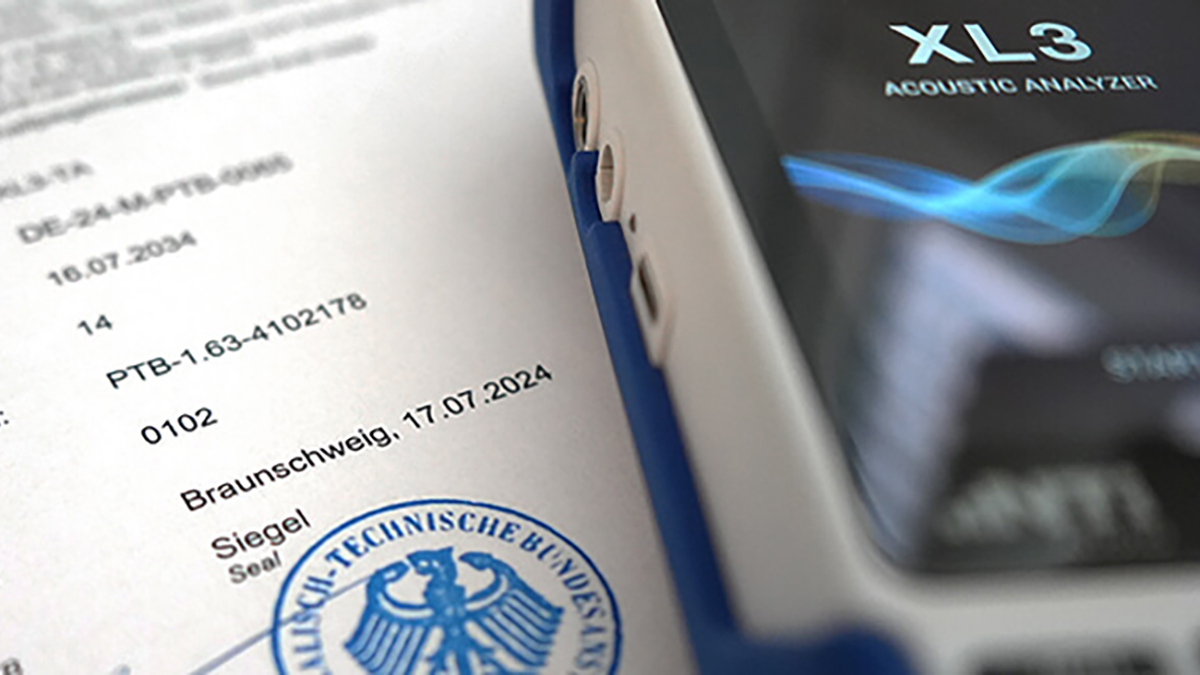 NTi Audio Receives Class 1 Certification for XL3 Sound Level Meter ...