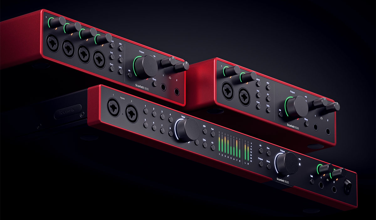 Focusrite Announces Three New Scarlett Interfaces for Project Studios ...