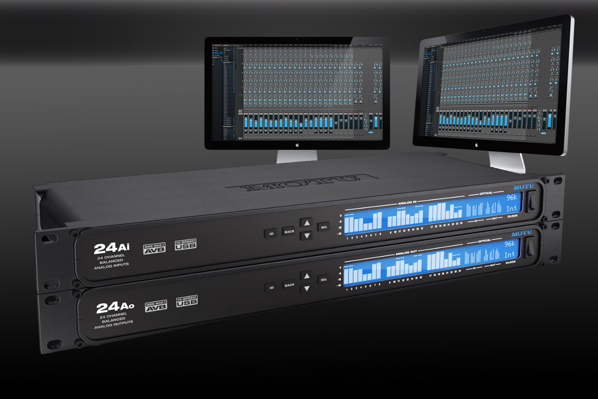 MOTU Expands AVB Interface Range with 24-Channel Units | audioXpress