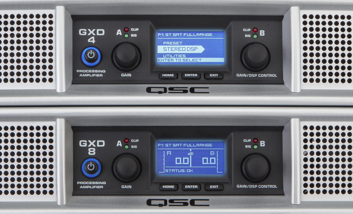 QSC Unveils New GXD Series Processing Amplifiers | audioXpress