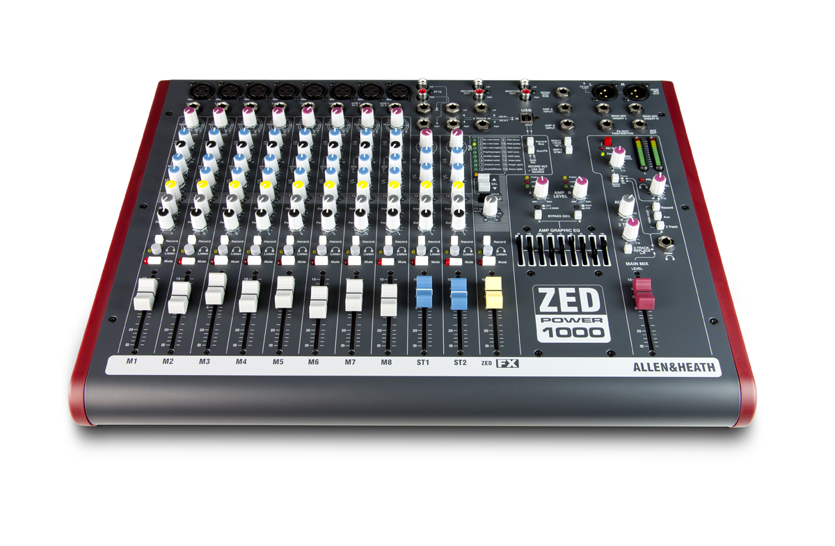 Allen & Heath Brings Back Its ZED Series Mixers Now With Powered Model ...