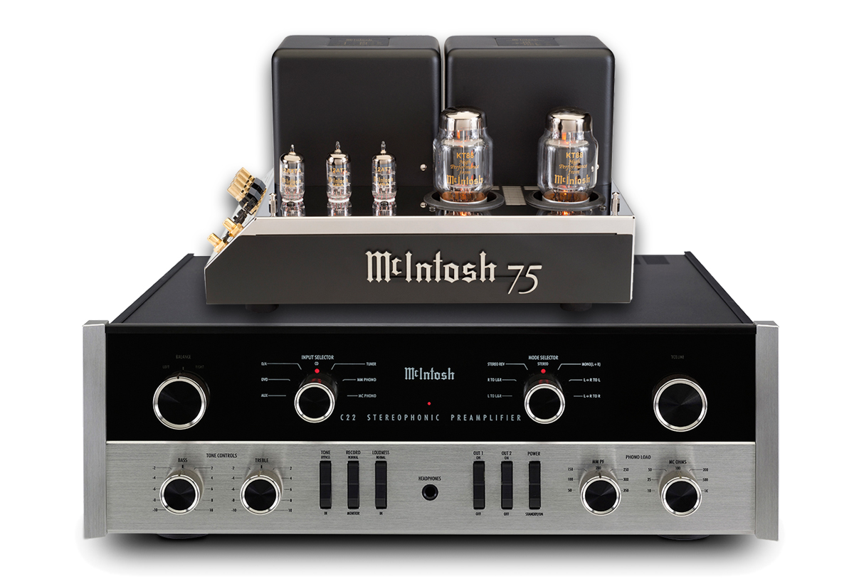 McIntosh Reissues Tube Classics MC75 and C22 | audioXpress