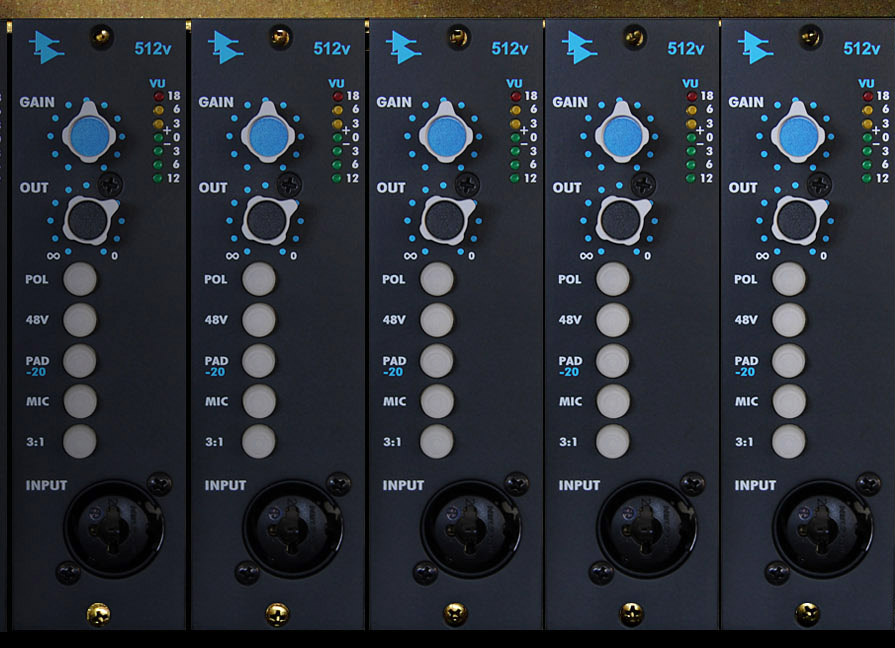 New 500 Series 512v Discrete Microphone and Line PrePreamp from API ...