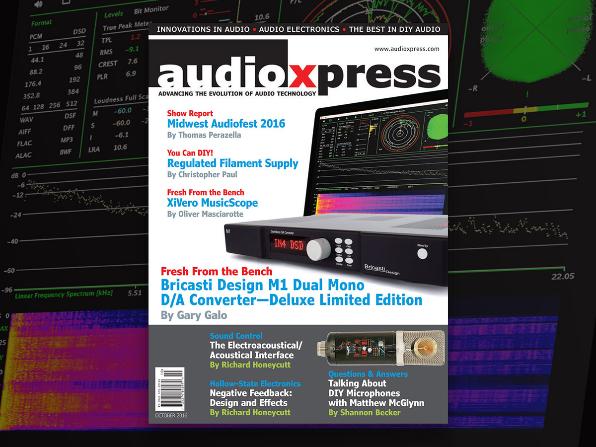Much to Learn and Discover with audioXpress October 2016. Now Available ...