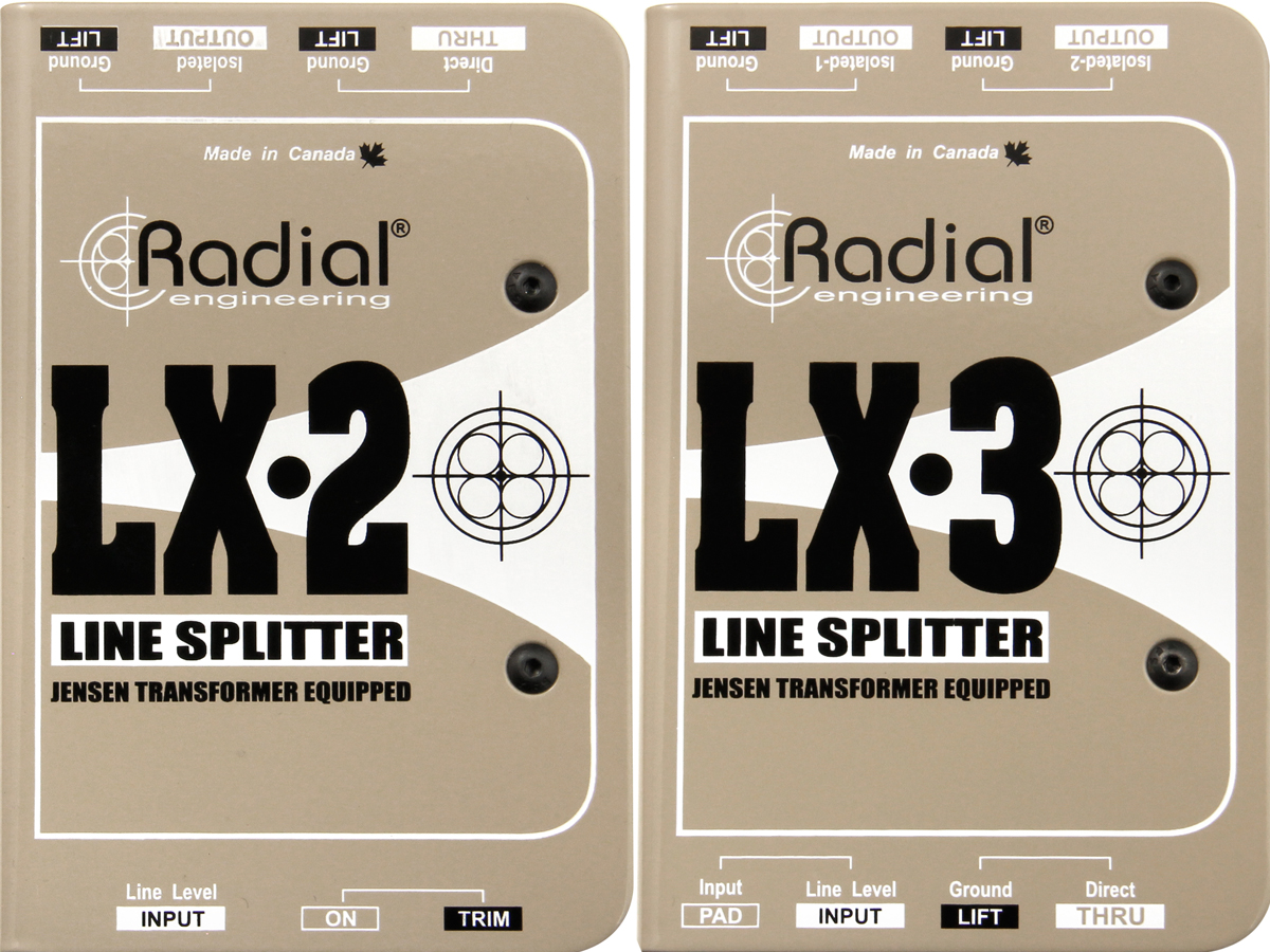 Radial's LX-3 and LX-2 Passive Line Splitters Now Shipping | audioXpress