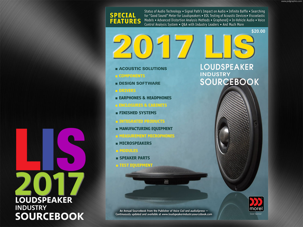 Loudspeaker Industry Sourcebook 2017 Edition Now Online! | audioXpress