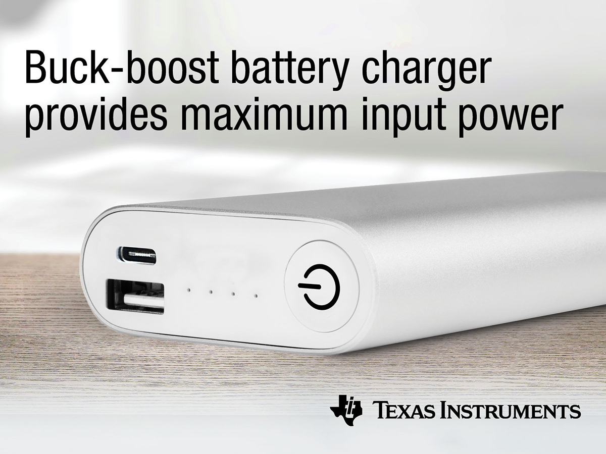 TI Introduces Single-Chip Buck-Boost Battery Charge Controllers ...