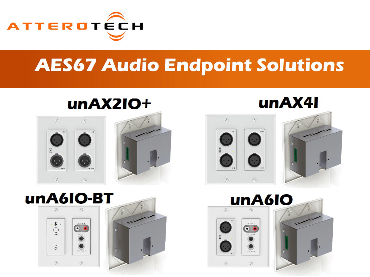 Attero Tech Helps Solving the Audio-Over-IP Puzzle | audioXpress