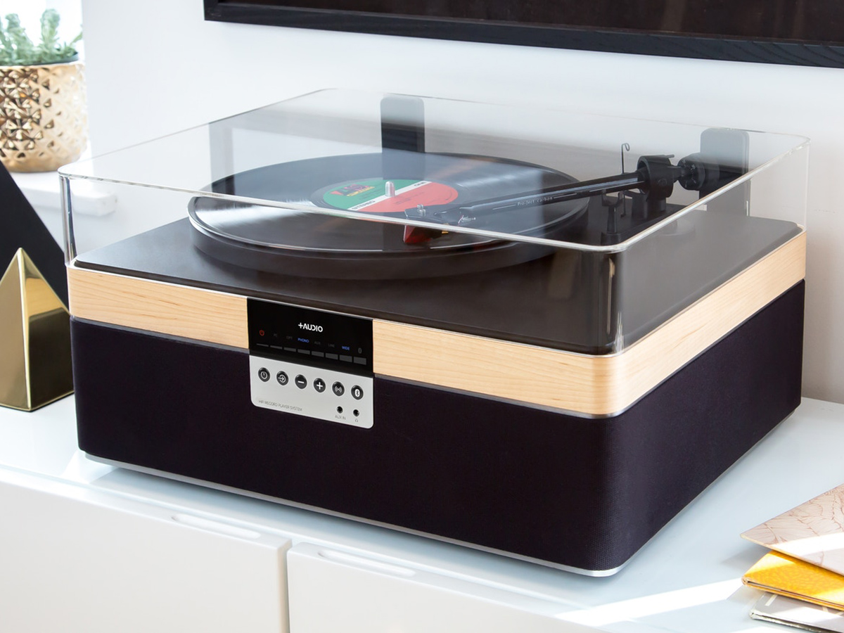 The+Record Player All-In-One Turntable Entertainment System Reimagined ...