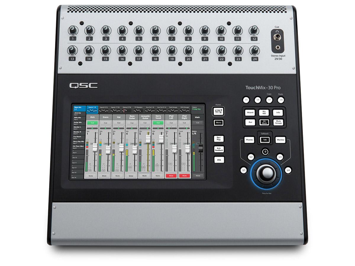 QSC Adds Automatic Microphone Mixing to TouchMix-30 Pro Digital Mixer ...