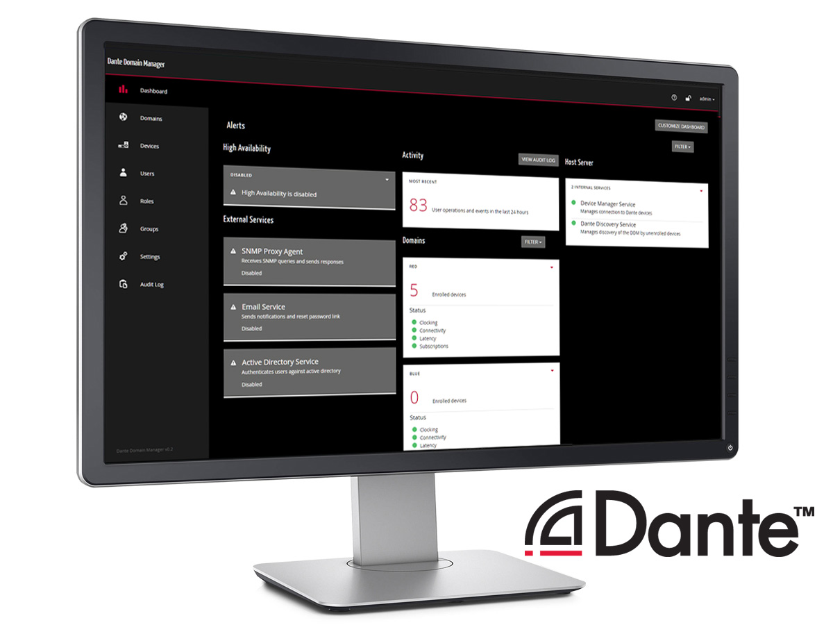 Audinate Strengthens Dante Domain Manager Software with New Release ...