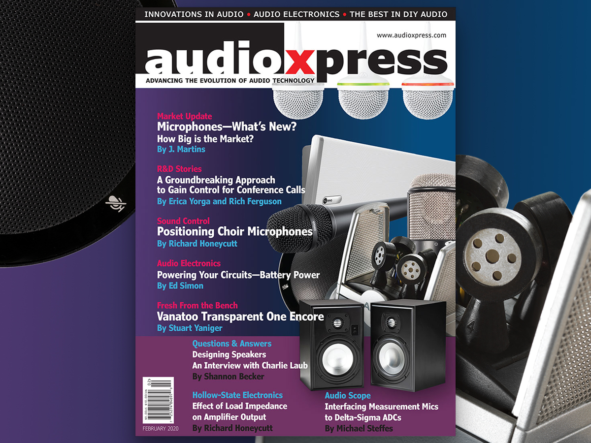 Capture All the Excitement of Audio with audioXpress February 2020 ...